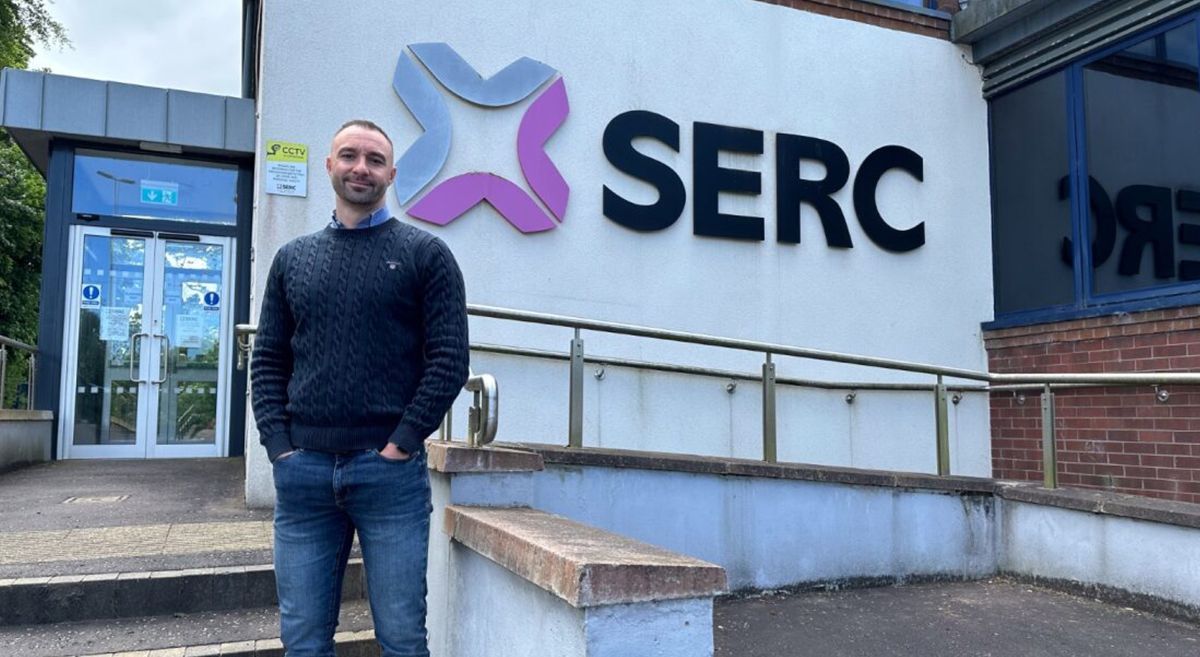 David Gains Promotion After Completing Vocational Achievement Course at SERC - SERC